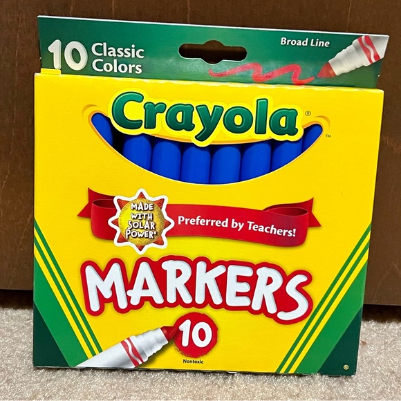 Crayola | Office | Single Color Pack Crayola Markers Blue | Poshmark